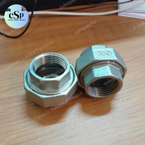 Jual UNION 1" INCH STAINLESS 304 / WATERMUR SS304 1" INCH - Jakarta ...