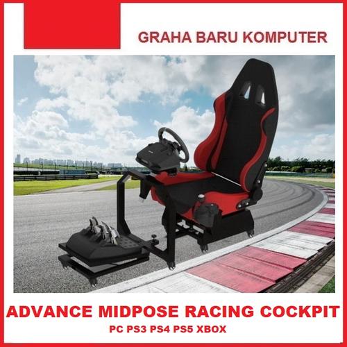 Jual Midpose Gaming Seat PS5 Gamer Kursi Racing Seat Chair Logitech ...