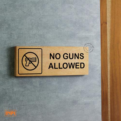 Jual signage no guns allowed- signsystem - dilarang membawa senjata ...