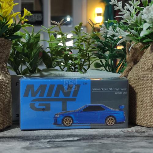 Jual Mini GT - Nissan Skyline GT-R Top Secret Bayside Blue 531 - Kab ...