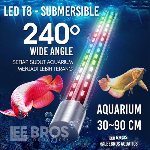 Jual Lampu LED Aquarium Submersible 30-90 cm / Lampu Celup Aquarium ...
