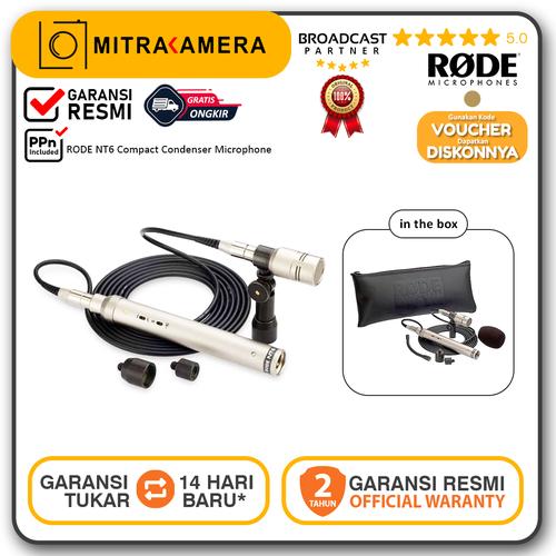 Promo RODE NT6 Compact Condenser Microphone Cicil 0% 3x - Jakarta ...