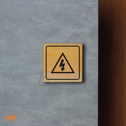 Jual sign system electrical room - papan tanda area listrik - wall sign ...