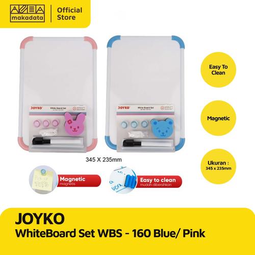 Jual WHITE BOARD | PAPAN TULIS PUTIH JOYKO WBS-160 (1 SET) MURAH - PINK ...