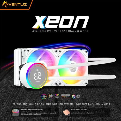 Jual Fan Processor Liquid Cooler/Cooling Ventuz Xeon 240 mm ARGB ...
