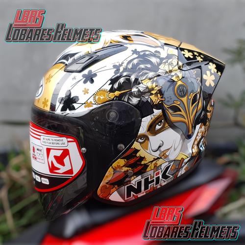 Jual nhk s1 gp pro Geisha Black Gold - Kota Bogor - Lobares Helm ...