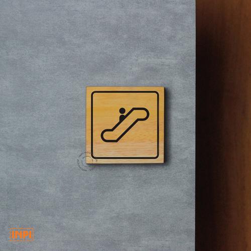 Jual sign system eskalator - escalator - wall sign system - Kab ...
