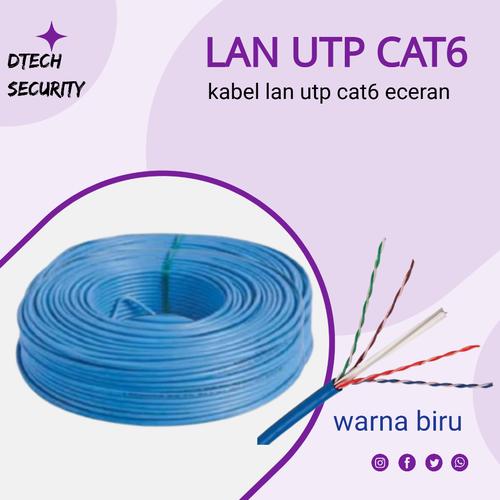 Jual KABEL LAN UTP CAT.6/KABEL INTERNET\ IP CCTV-ECERAN PERMETER WARNA ...