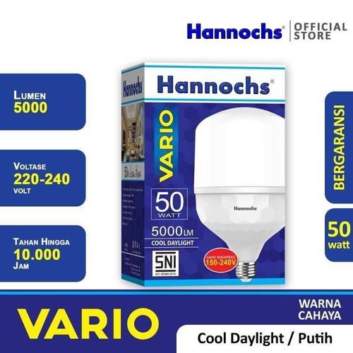 Jual Lampu led Hannochs Vario 50 Watt putih - 6 Watt, XTRA DUS BUBBLE ...