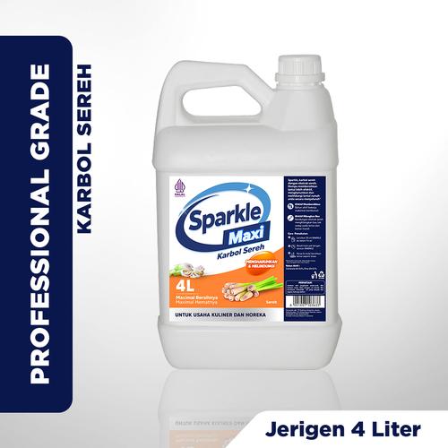 Promo Sparkle MAXI Karbol Sereh Jerigen 4 Liter - Kota Bekasi - Sparkle ...