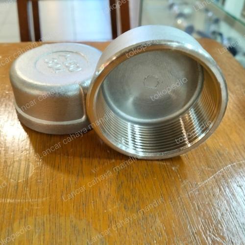 Jual Dop Drat Dalam 3/4" inch Stainless SS304- End Cap Drat Dalam SS304 ...