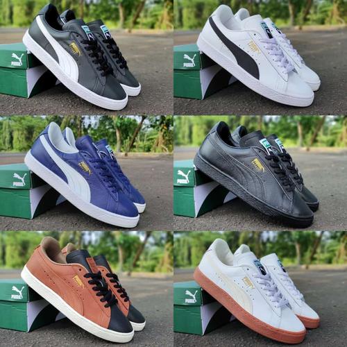 Jual Sepatu Puma Classic Kulit Leather Sepatu Kasual Sepatu Sneakers ...