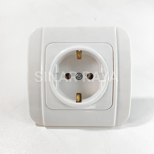 Jual Stop Kontak Broco Galleo IB / Stop Kontak Inbow Broco Putih G151 ...