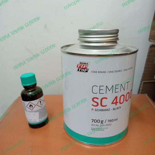 Jual SC4000 Lem conveyor SC4000 (700gram) Black + Hardener Rema Tip Top ...