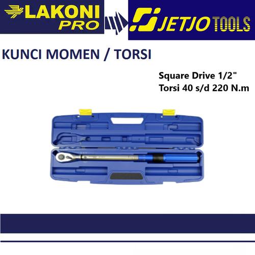 Jual 800423 Lakoni Pro Kunci Torsi Torque Wrench 1/2" 40 -220Nm Jetjo ...