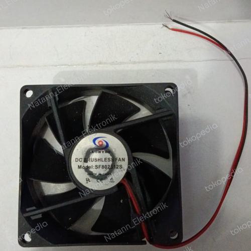 Jual 3149 exhaust fan kipas pendingin sf802512s 8x8 8cm 8 cm 12v 12volt ...