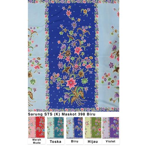 Jual Kain Sarung Batik Encim STS Maskot 398 Warna Pastel - Toska - Kota ...