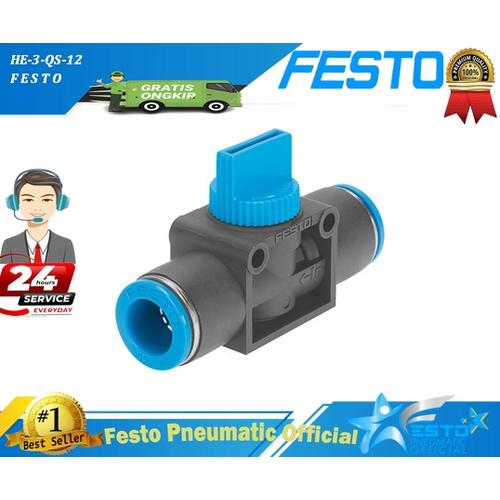 Jual FESTO PartNo: 153478 HE-3-QS-12 Shut-off valve - Kota Tangerang ...