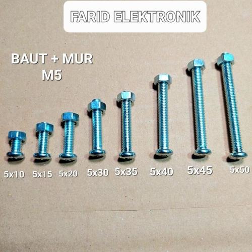 Jual Mur M5 - Mur Baut - 5x45, M5 - Jakarta Utara - SUMBER MUR BAUT ...