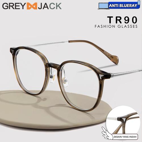 Promo Grey Jack Kacamata Antiradiasi Blueray TR90 Model Oval Fashion ...