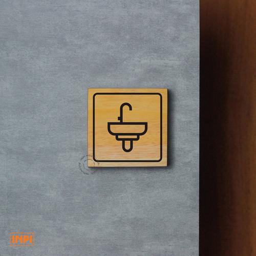Jual papan tanda - washtafel - wastafel signage - wall sign - washtafel ...