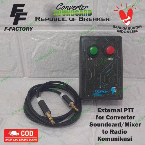 Jual PTT External Converter Rig / Handy Talkie. Dilengkapi PTT Lock ...