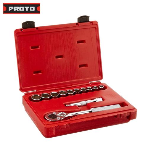 Jual Kunci Socket Set 12pcs Proto J54116 1/2" Drive Socket Set - Kab ...