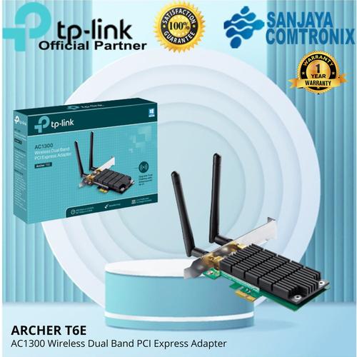 Jual TP-LINK ARCHER T6E AC1300 Wireless Dual Band PCI Express Adapter ...