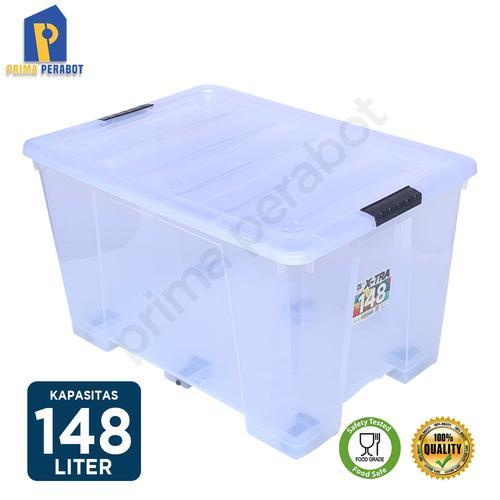 Jual Storage Box Multifungsi Box Container 148 L Transparan - Kota ...