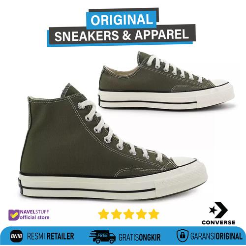 Jual CONVERSE Chuck 70s Ox Low/Hi Utility/Egret/Black Original (PT.MAP ...