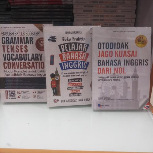 Jual PAKET 3 BUKU OTODIDAK JAGO KUASAI BAHASA INGGRIS DARI NOL BELAJAR BAHA - Jakarta Selatan ...