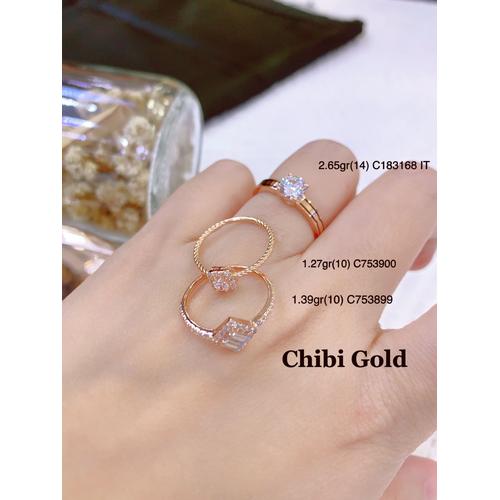Jual Cincin emas italy emas 750 kadar 17K C183168 - chibi gold ...