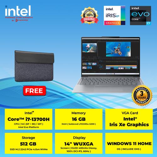 Jual LENOVO YOGA SLIM 6i 14IRH8 INTEL EVO CORE i7-13700H 16GB 512GB W11+OHS - BUNDLE DELUXE ...