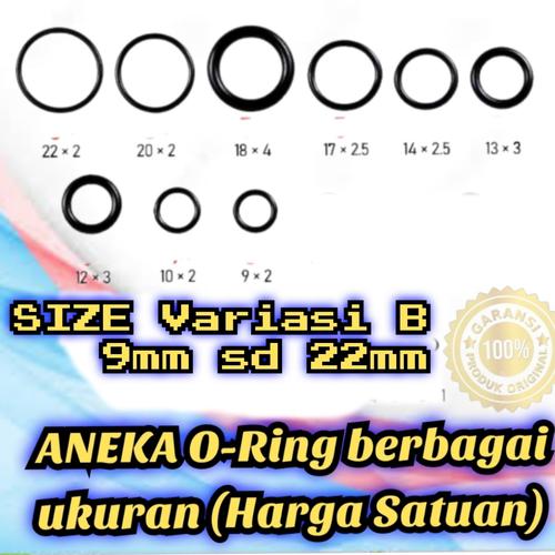 Promo 1 pcs Aneka Ukuran Karet Rubber O Ring Seal (Harga Satuan) size 9 ...