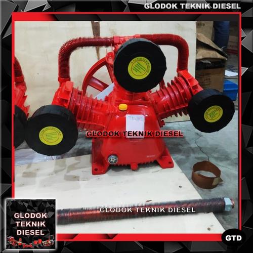 Jual Kepala Kompresor Angin 7.5 HP Bare Air Compressor Head Pump 7,5 HP ...