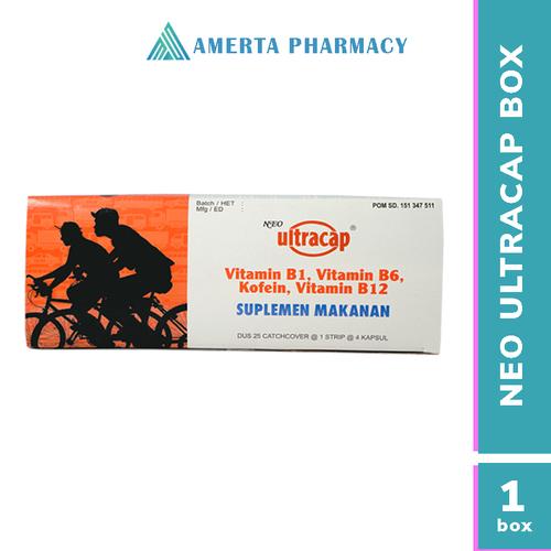 Jual NEO ULTRACAP Box Isi 25 Strip Suplementasi Vitamin B1 B6 B12 ...