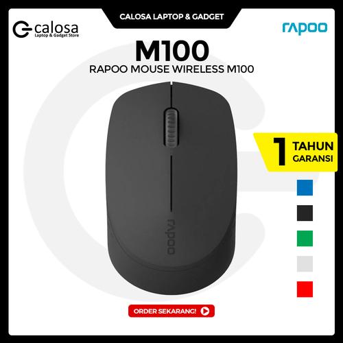 Jual MOUSE WIRELESS RAPOO M100 SILENT SILICE MULTI MODE BLUETOOTH ...
