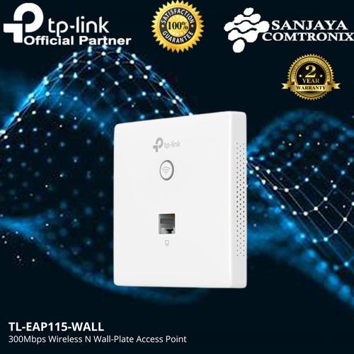 Promo TP-LINK EAP115-WALL 300Mbps Wireless Wall Plate Access Point ...