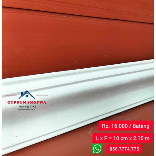 Jual List Gypsum Plafon minimalis 10 cm / List profil gipsum murah ...