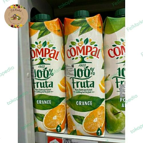 Jual Juice Compal Fruta 100% Orange | Jus Jeruk 1 Ltr - Jakarta Barat ...
