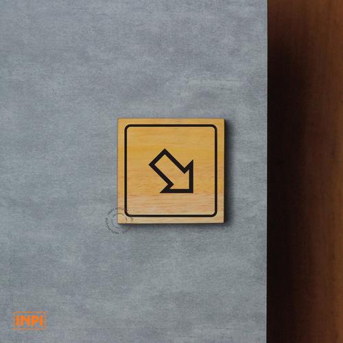 Jual wayfinding sign system - penanda arah - penanda ruang - Hitam ...