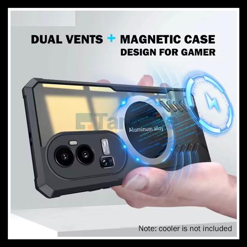 Jual Oppo Reno 10 Pro+ Plus 5G Cooling Magnetic Original Hard Case Casing - HITAM., RENO 10 ...