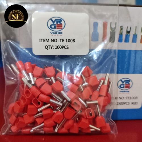 Jual FERRULES TE1008 2 x 1mm Insulated SKUN KABEL Tusuk TE-1008 ...