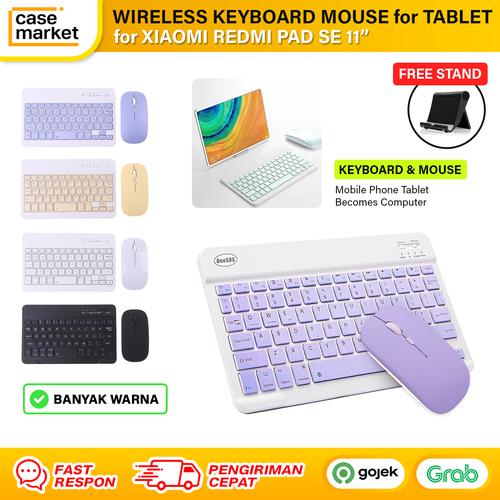 Jual Xiaomi Redmi Pad SE 11 Wireless Keyboard Mouse Set Tablet Stand ...