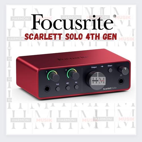 Jual Focusrite Scarlett Solo Gen 4 - Scarlett Solo Gen 4 - GARANSI ...