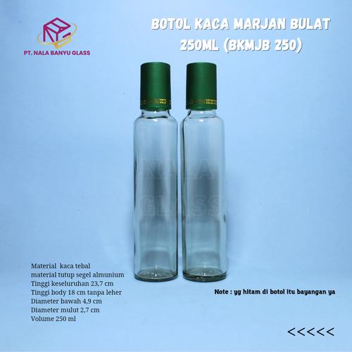 Jual BKMJB250 botol kaca 250ml minyak / botol olive oil 250ml / botol ...
