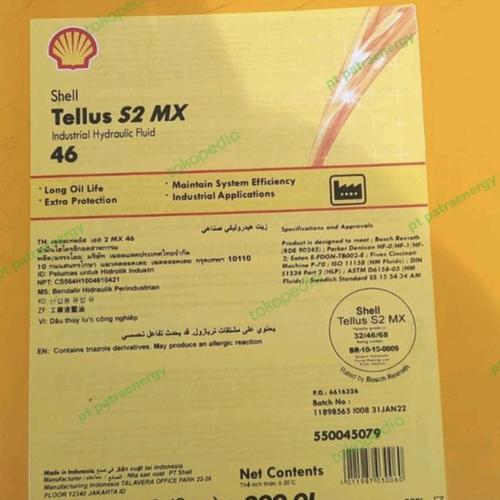 Jual Oli Hidrolik Shell Tellus S2 MX 46 - Jakarta Timur - Adelaide ...