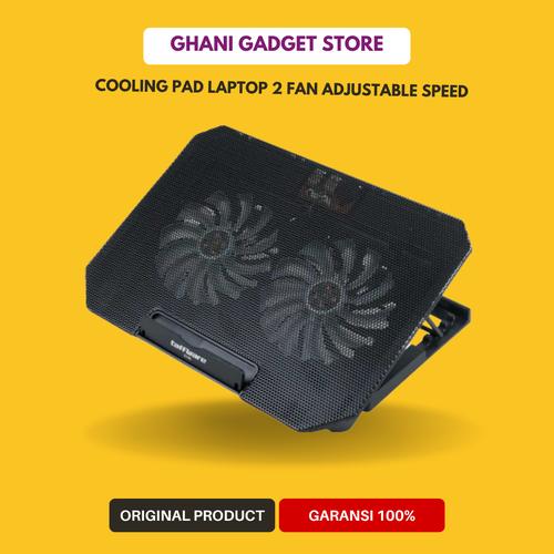 Jual Cooling Pad Laptop 2 Kipas Angin Pendingin Fan Cooler USB Port ...