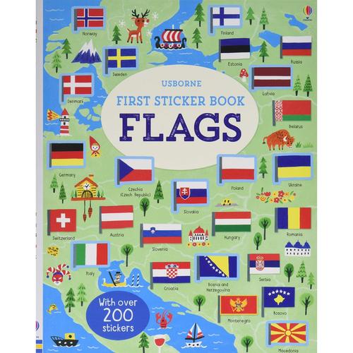 Jual Usborne Sticker Book Flags - Kota Tangerang - Tokoid88 | Tokopedia