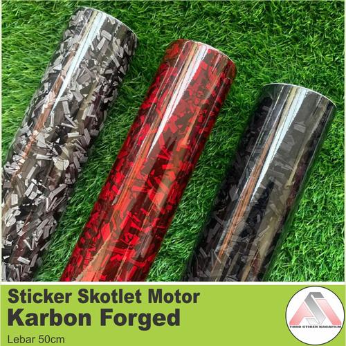 Jual Stiker Karbon Sticker Carbon Forged - 2D silver - Kota Bekasi ...
